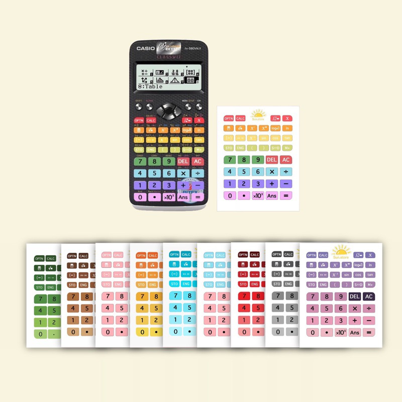 Casio 580 computer key sticker | Shopee Malaysia