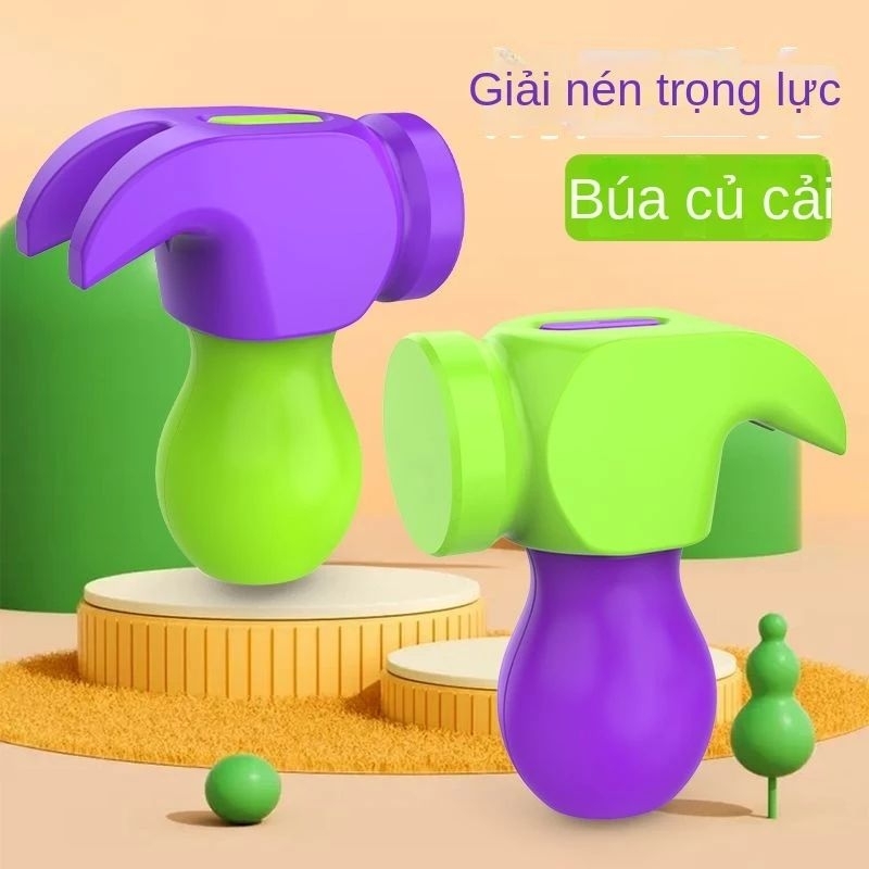 Gravity Compressed Radish Hammer Toy (Available ship Now) | Shopee Malaysia