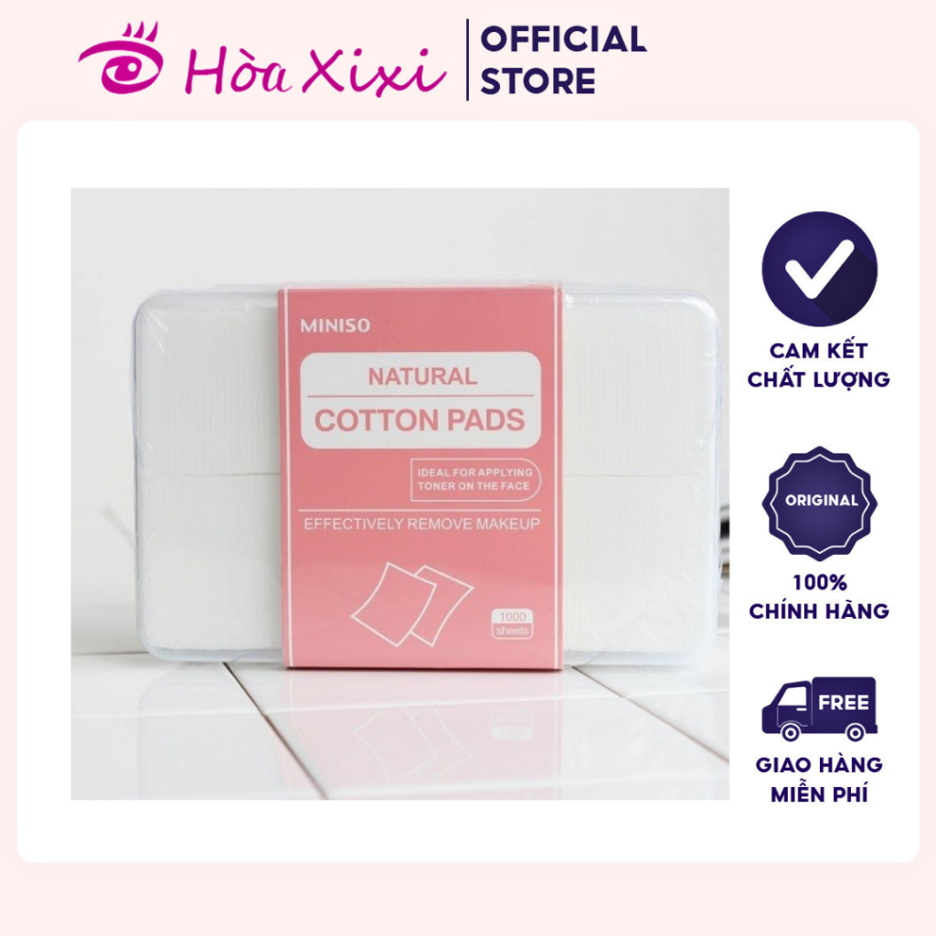 Japanese Miniso makeup remover (Box of 1000 pieces) | Shopee Malaysia