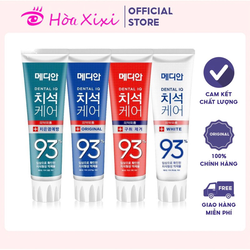 Median Dental IQ 93% Korean toothpaste (120g) | Shopee Malaysia