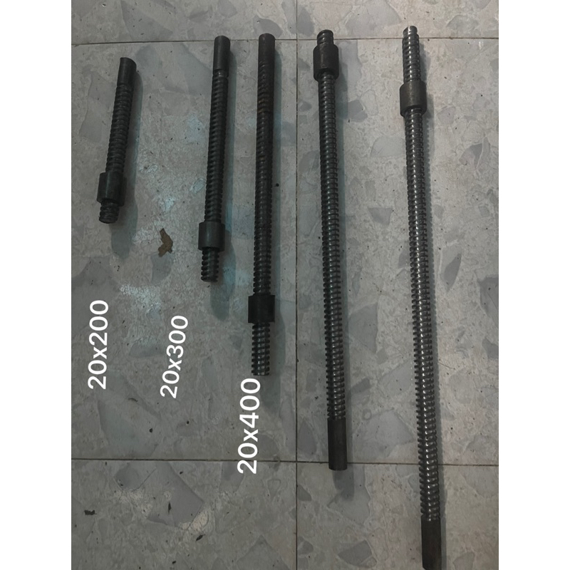 Square tooth shaft lead screw 20x200 20x300 ,25,30 | Shopee Malaysia