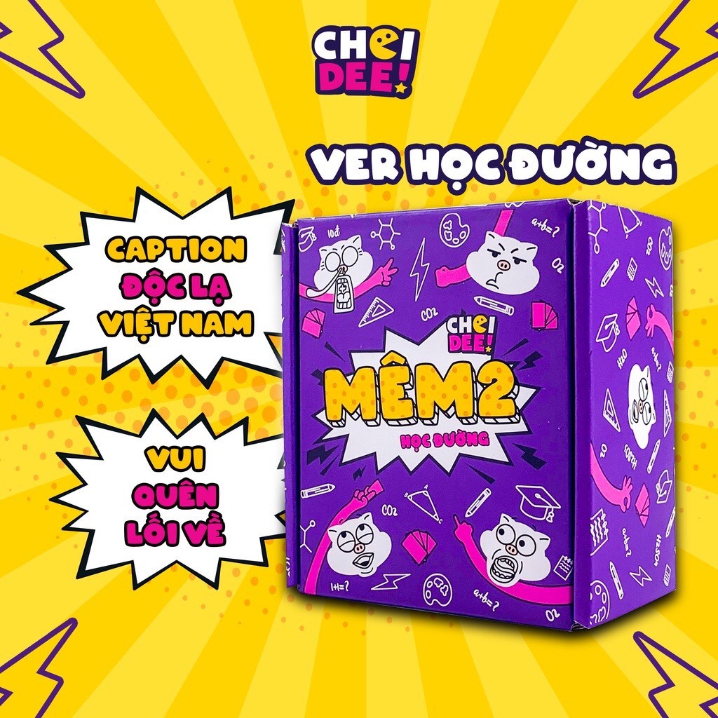 Meme MEM2 deck of 130 cards for fun and forget the way home, funny meme boardgame for group play ...