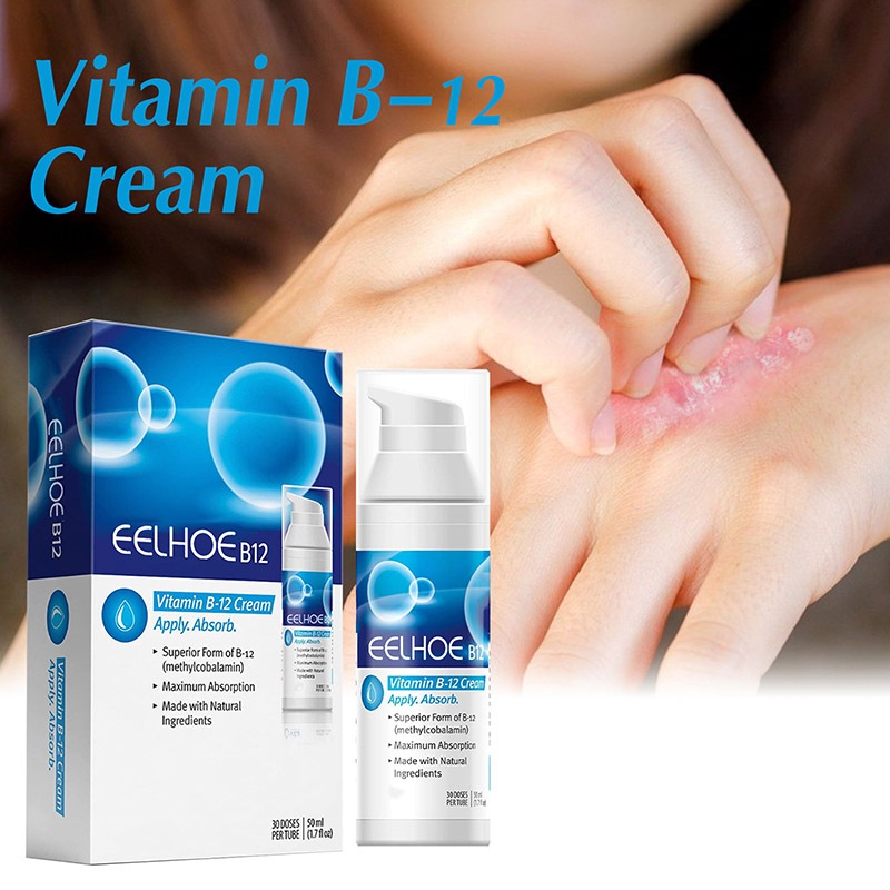 Eelhoe Vitamin B12 Cream Reduces Redness and Itching Antibacterial ...
