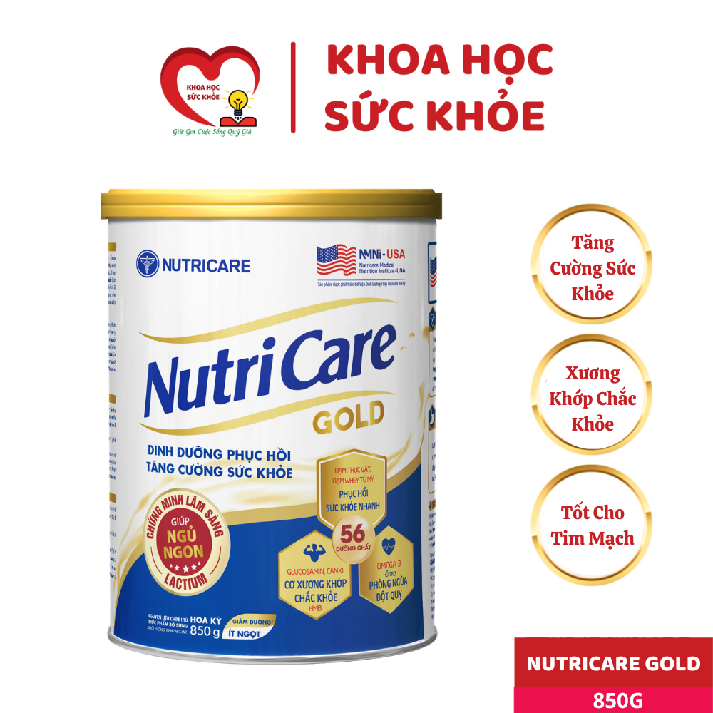 Nutricare Gold Milk 850G New Model - Helps Restore and Enhance Heart Health, Good for the ...