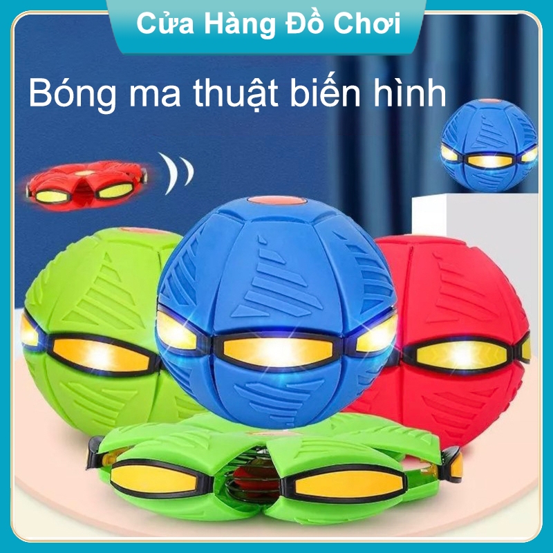 XO Magic Ball Toy Transforming Self-Bouncing Light, Spring-loaded Ufo ...