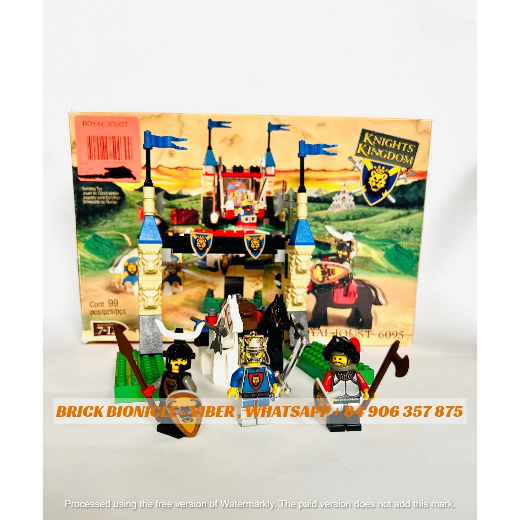 Lego CASTLE - LEGO MIDDLE CASTLE ASSEMBLY PUZZLE TOY - 6095 ROYAL JOUST ...