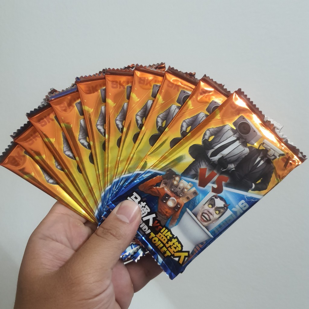 [Ver3] 160 cheap Skibidi Toilet cards 32 packs - Toilet cards | Shopee ...