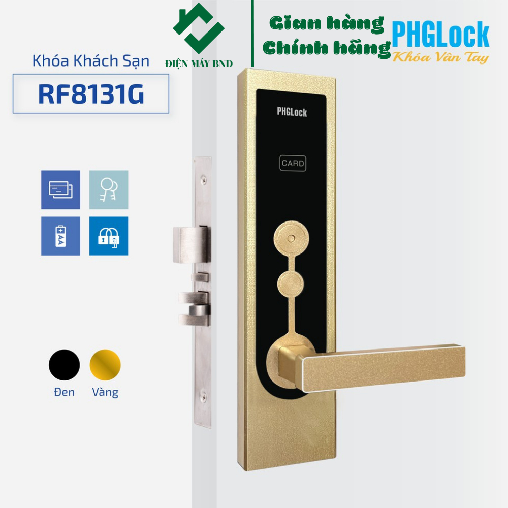 Card Lock From Hotel PHGLock RF8131 - High-End Smart Door Lock ...