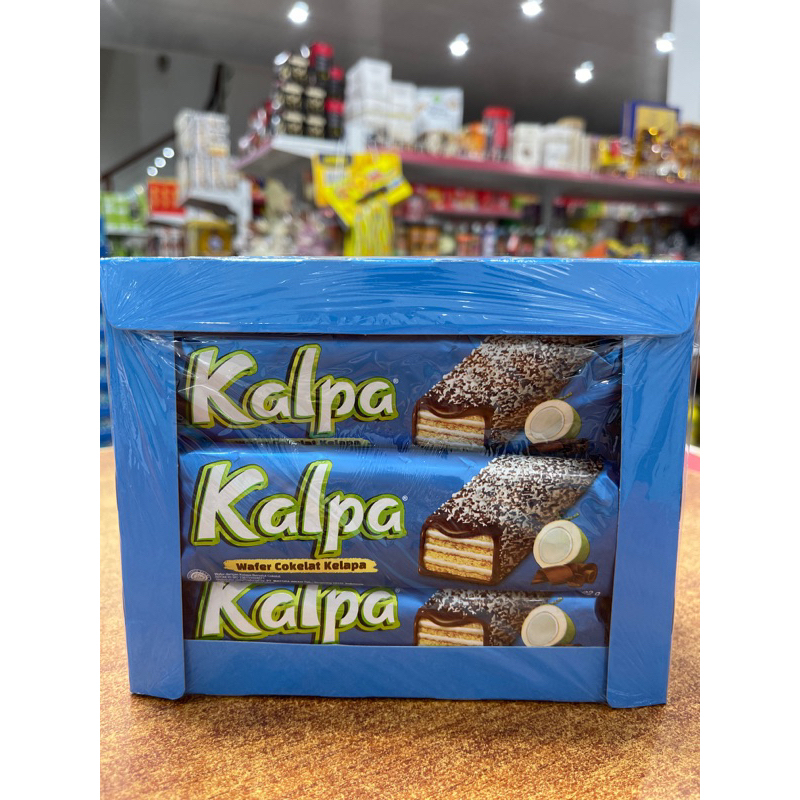 Kalpa sponge cake covered with coconut chocolate 264g (12 packs x22g ...