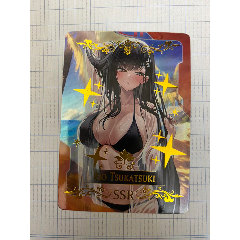 Waifu Ssr Goddess Card Shopee Malaysia