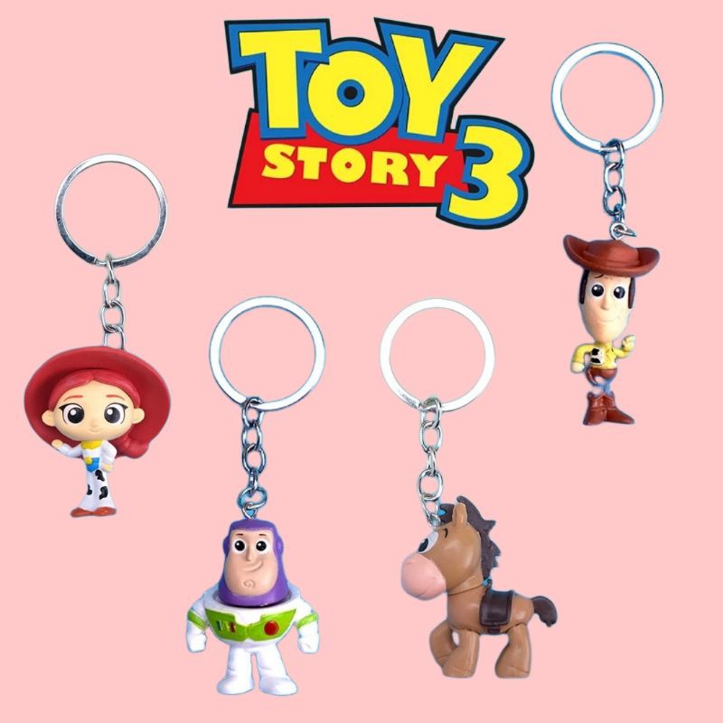 Toy Story 3 Pixar Disney Characters Model Keychain | Shopee Malaysia