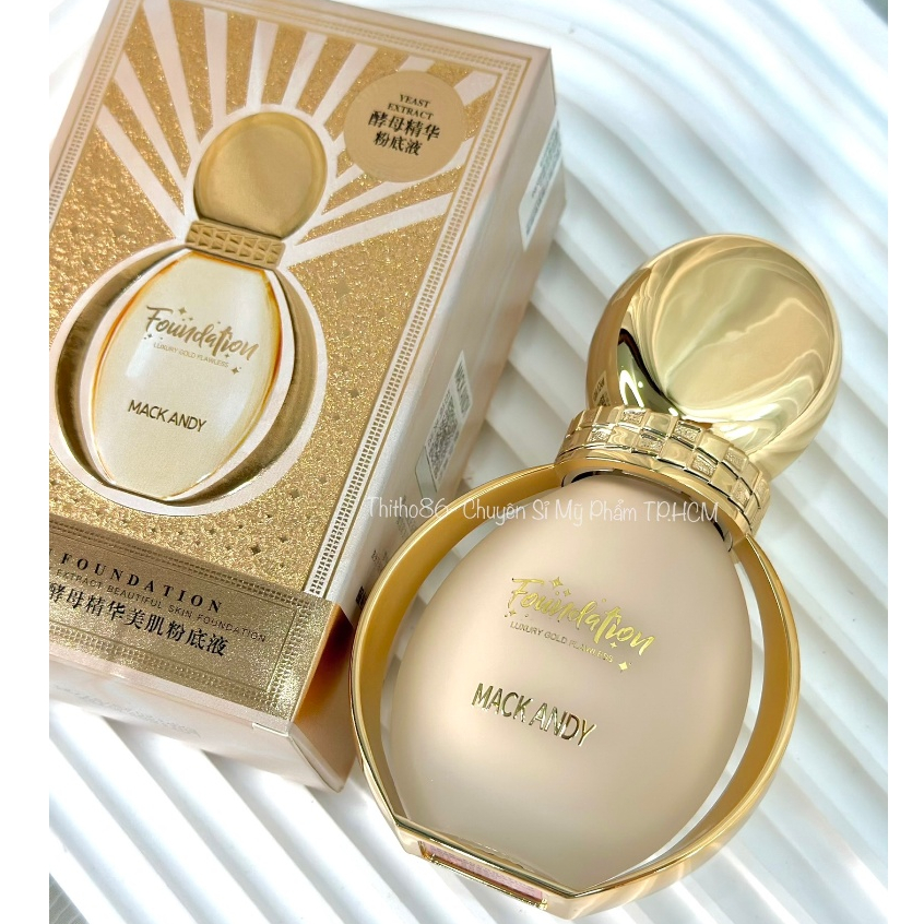 Mack ANDY Luxury Gold MK218 Concealer Foundation | Shopee Malaysia