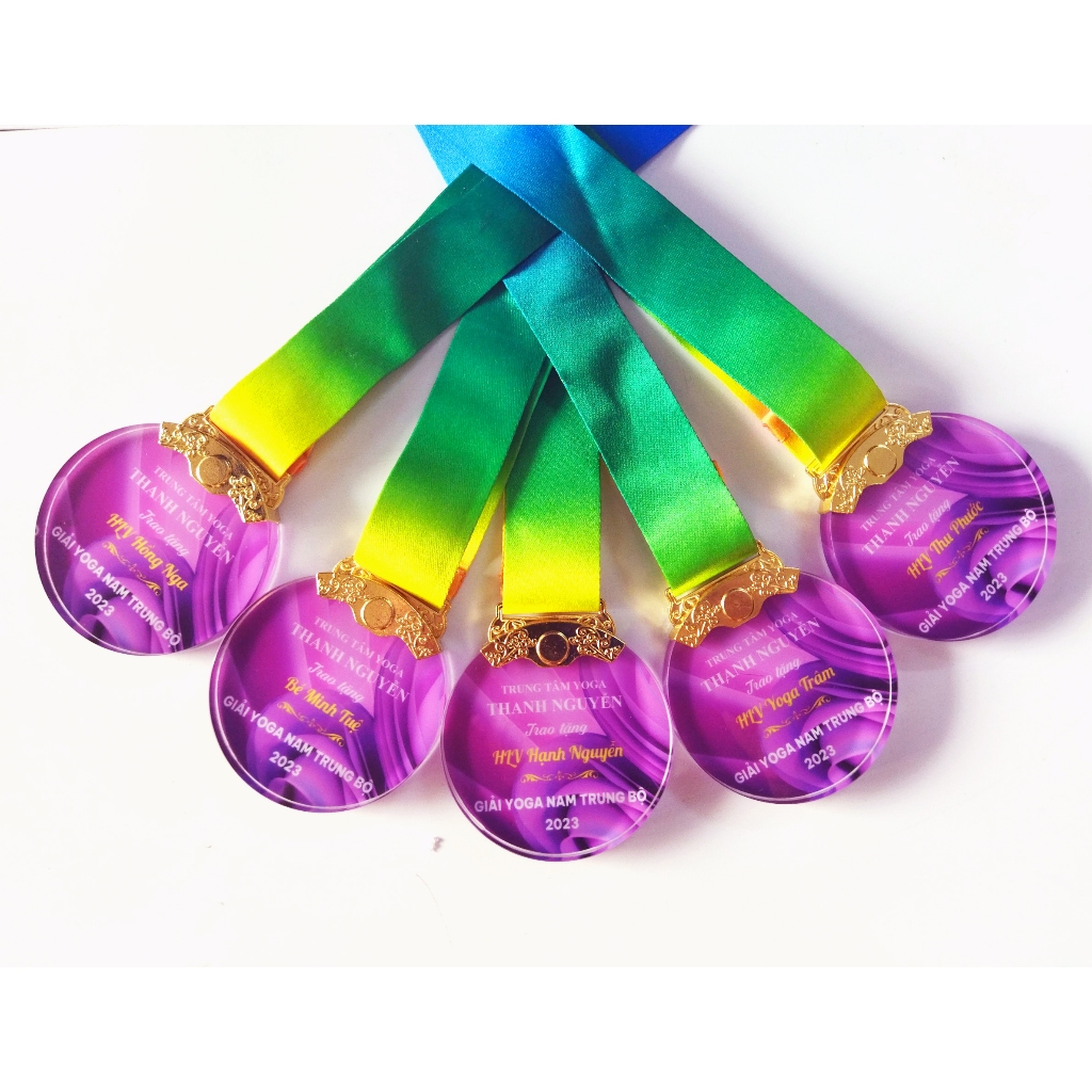 [Free Design + Printing] High Quality Crystal Medal, Awarding Medal ...