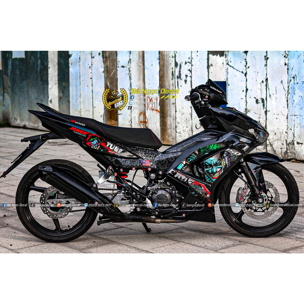 JOKER STICKER FOR WINNER X V3 SUPER COOL BLACK GREEN | Shopee Malaysia