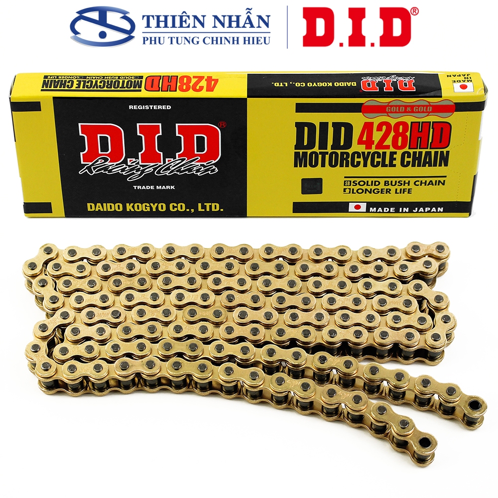 Did 428HD-124RB Gold chain for Winner, Exciter, Raider, Satria, Sonic, MSX (Heavy Duty) - Made ...