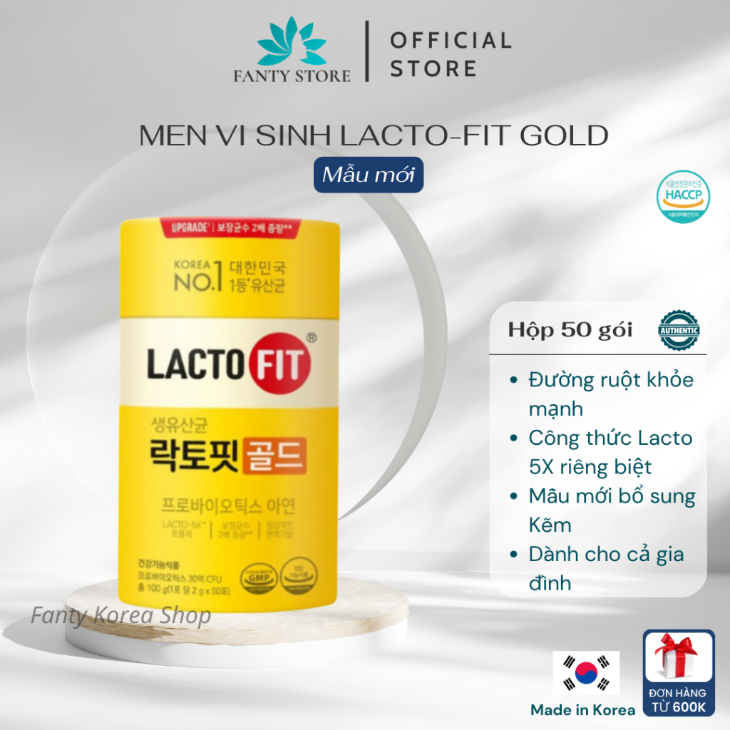 [Korean Standard] LACTO-FIT GOLD Probiotics Supplement Probiotics to ...