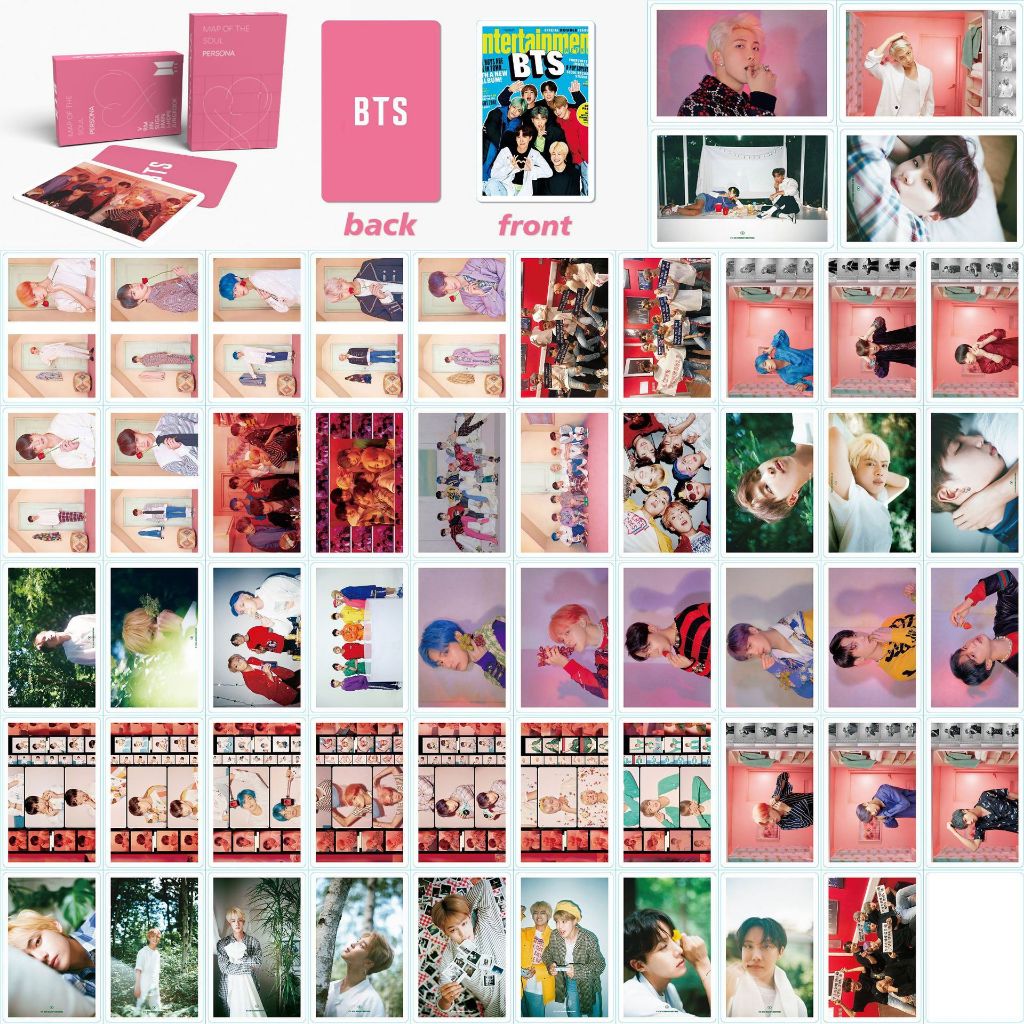 Bts DECO KIT Photocard Bangtan Boys Collection box of 54 BTS Lomo Photo ...