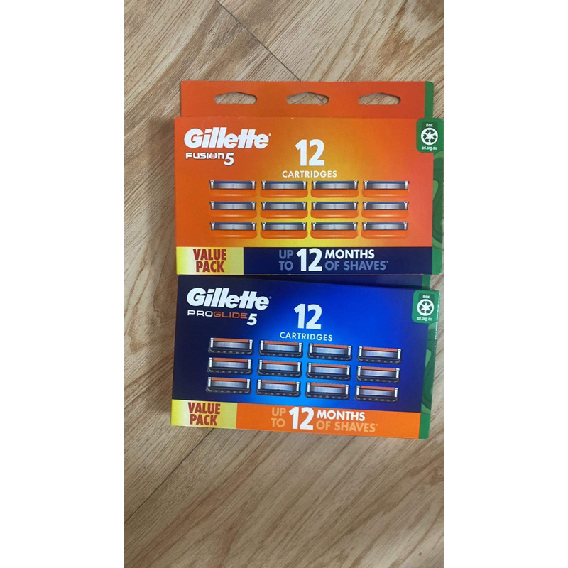 Gillette fusion/proglide/proshield 5-blade razor head box | Shopee Malaysia