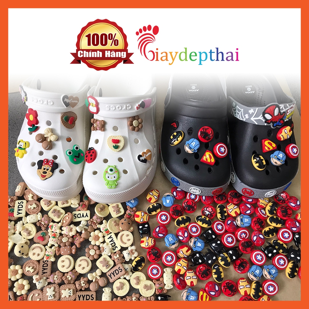 Super cute 3D sticker attached to slippers (random sticker) | Shopee ...