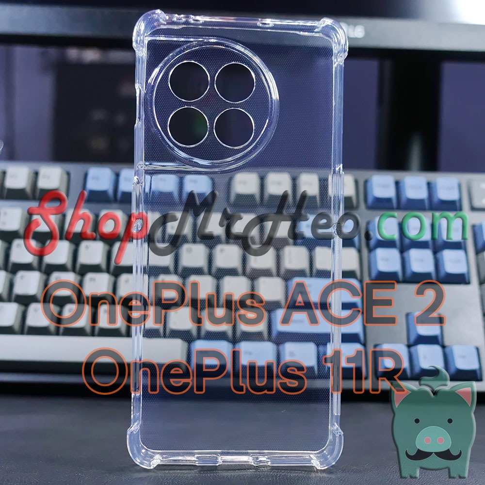 OnePlus ACE 2 - ACE2 - One+ 11R - OnePlus 11R - 1+ ACE 2 Transparent Shockproof Soft Case ...