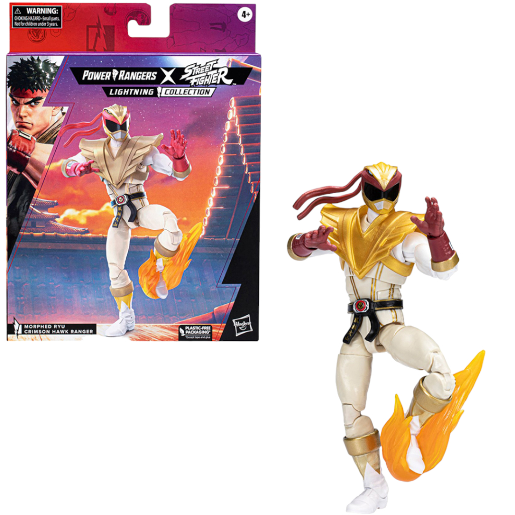 Power Rangers x Street Fighter Lightning Collection Morphed Ryu Crimson ...