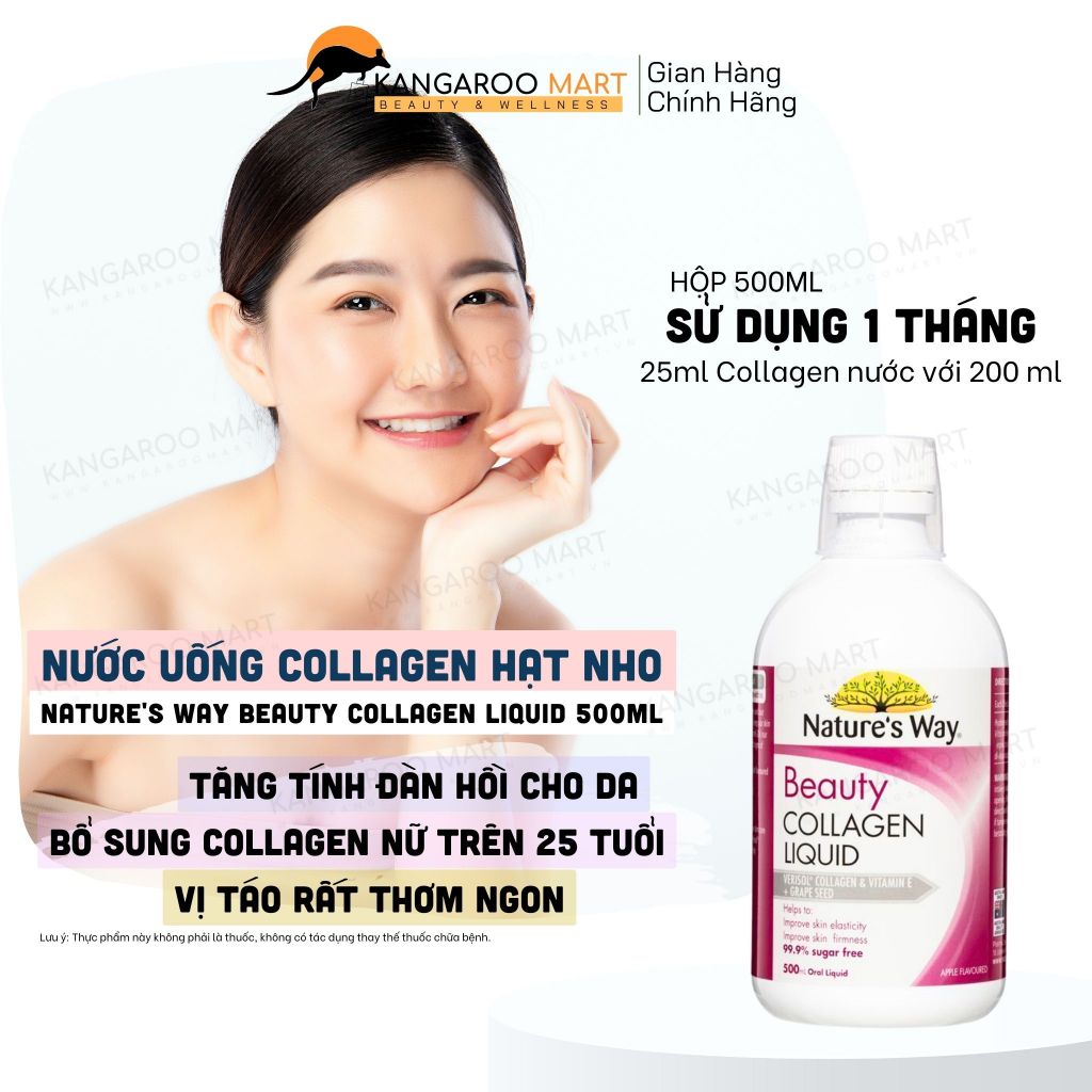 Nature's Way Beauty Collagen Liquid 500ml - Kangaroo Mart Top Vitamins ...