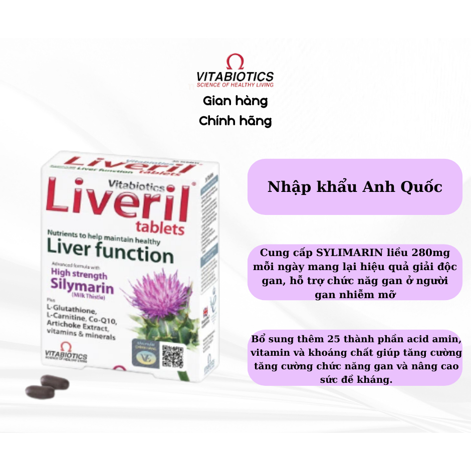 Vitabiotics Liveril Liver Protection (Box Of 30 Tablets) | Shopee Malaysia