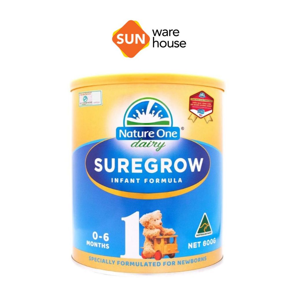 Nature ONE Dairy SureGrow 1 Weight Gain Milk for Babies 0-6M Supports ...