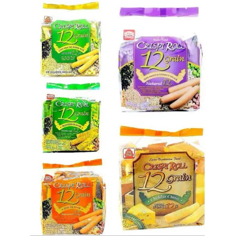 12-grain Crispi Roll 180g FULL OF 5 FLAVORS (18 packs) | Shopee Malaysia