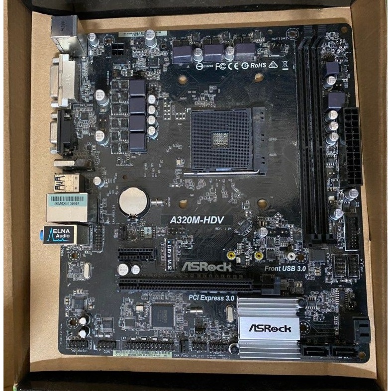 Mainboard Asrock A320m Hdv Board Old Asrock A320m Hdv Main Shopee