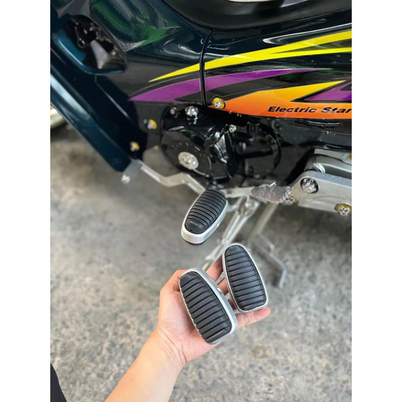 Cub125 front footrest mounted with Wave/Dream/Future/Small Ex/Sirius ...