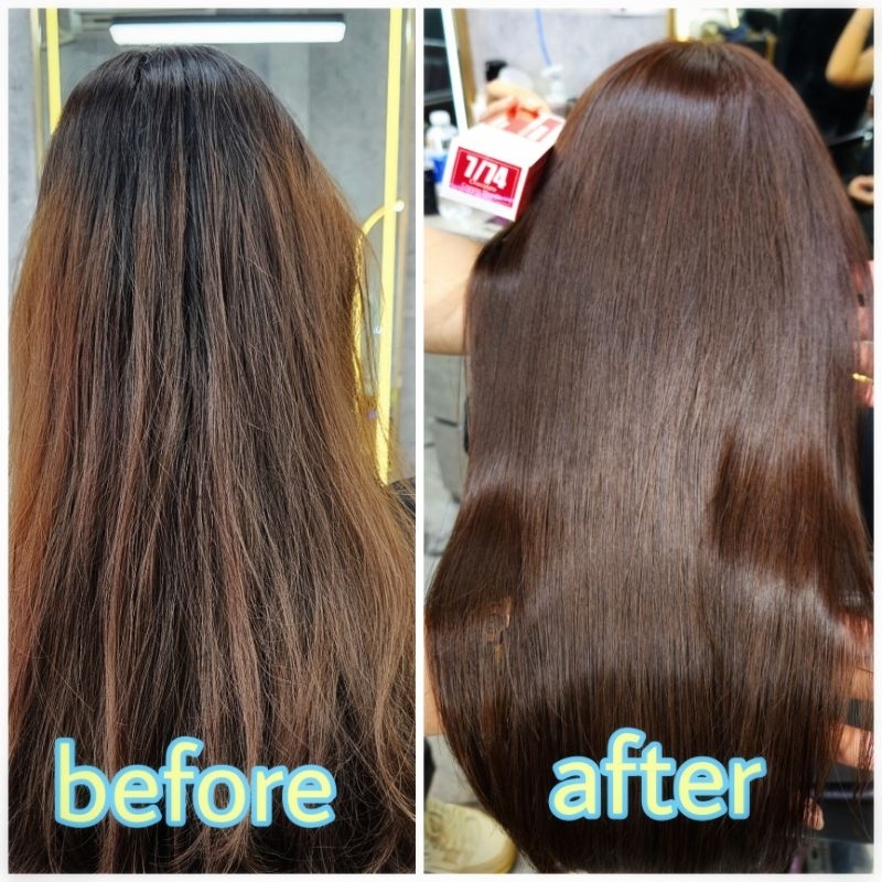 OXY [Coffee Brown] collagen nourishing hair dye (no need to bleach hair ...