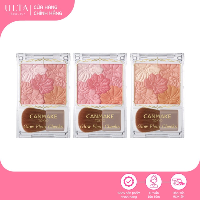 Canmake Glow Fleur Cheeks Blush 6.3g | Shopee Malaysia