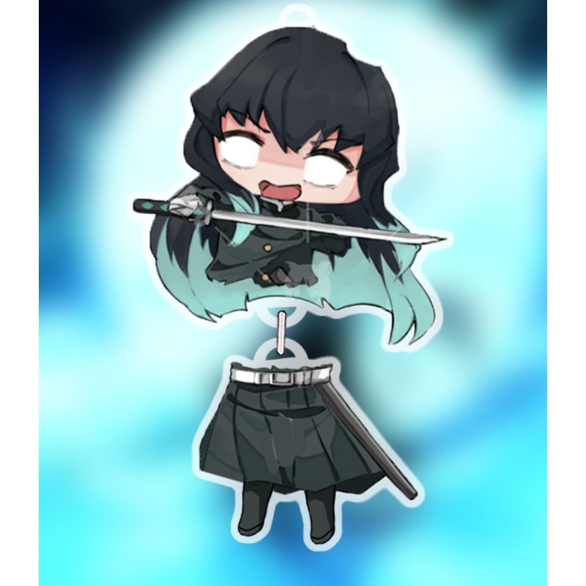 Gojo Satoru keychain with half-cut Gojo 1/2, Geto Suguru head cut in ...