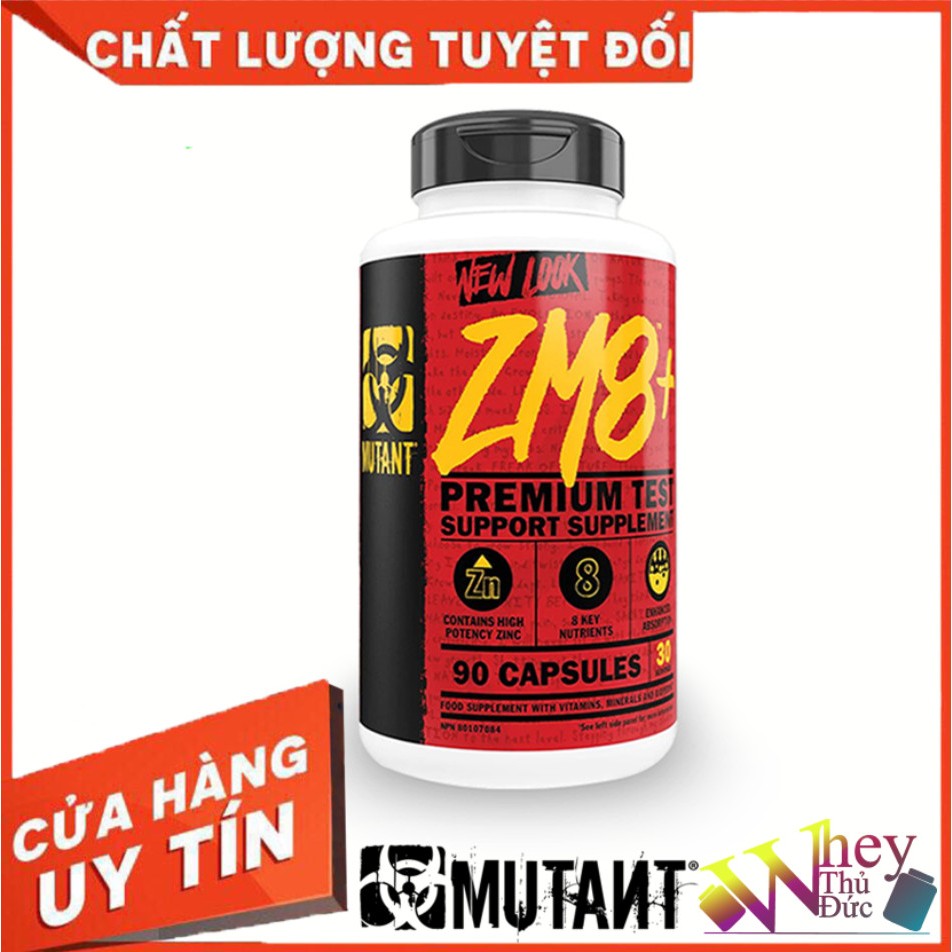 (Company Stamp) Increase endogenous test MUTANT ZM8+ Box of 90 tablets ...