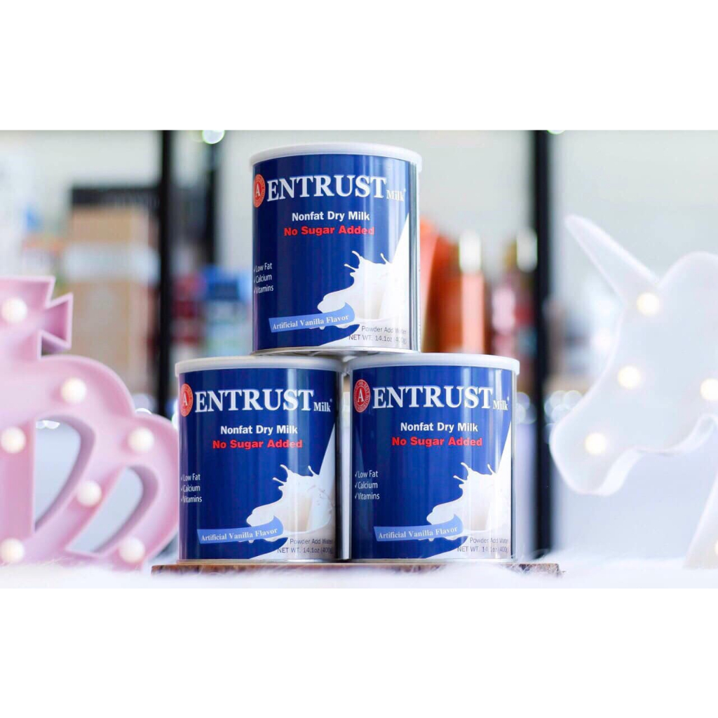 Entrust Milk unsweetened powdered Milk 400g | Shopee Malaysia
