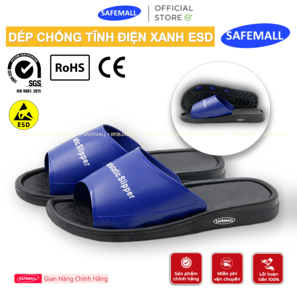 Green Anti-Static Slippers for Clean Room Antistatic ESD Made of Highly ...