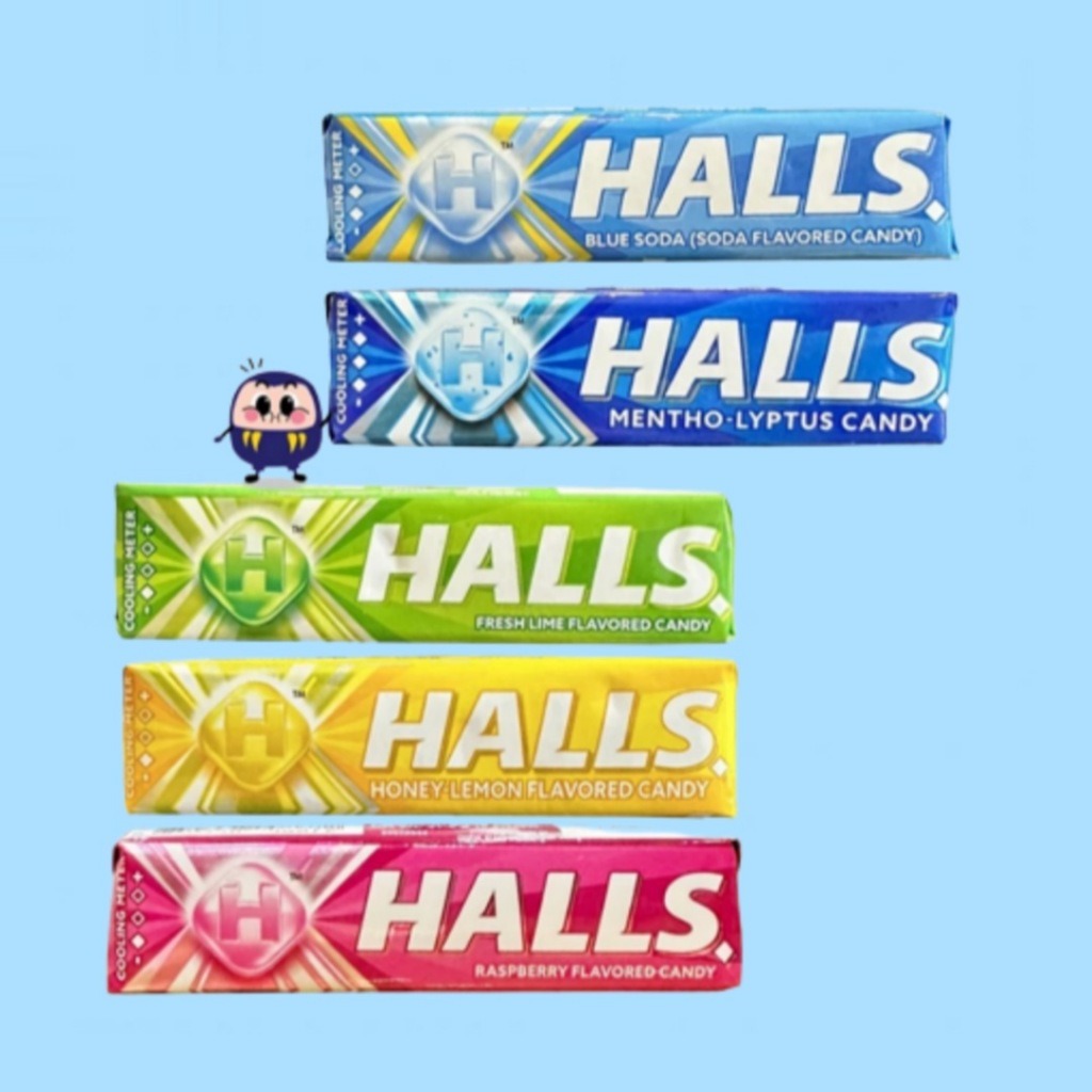 (6 Flavors) Halls Mouthwatering Candy Imported from Thailand | Shopee ...