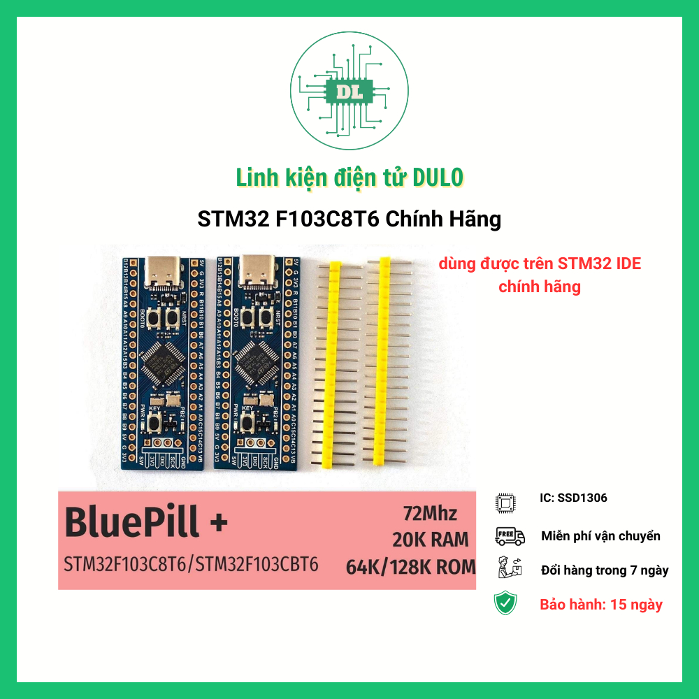 Stm32 F103C8T6 Genuine Product (acceptable and debug on STM32 IDE) | Shopee Malaysia