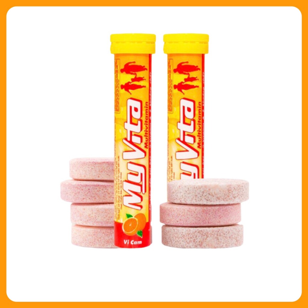 Myvita Vitamin C Immunity Enhancing Effervescent Tablets (Orange Flavor ...