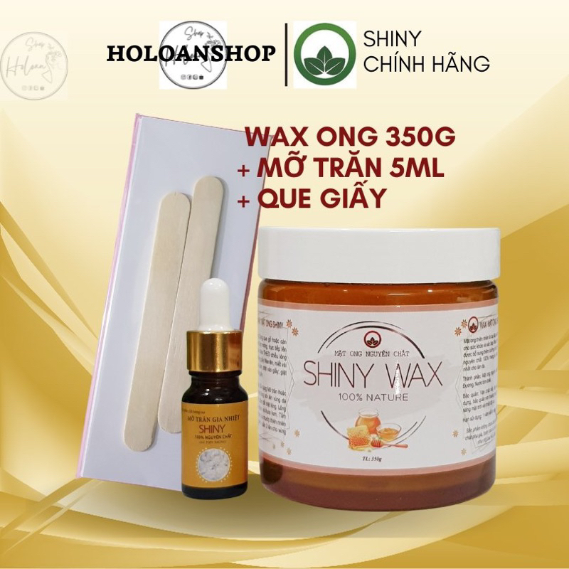 Combo Shiny hair wax 350gr and python fat 5ml with free wax paper and 2 ...