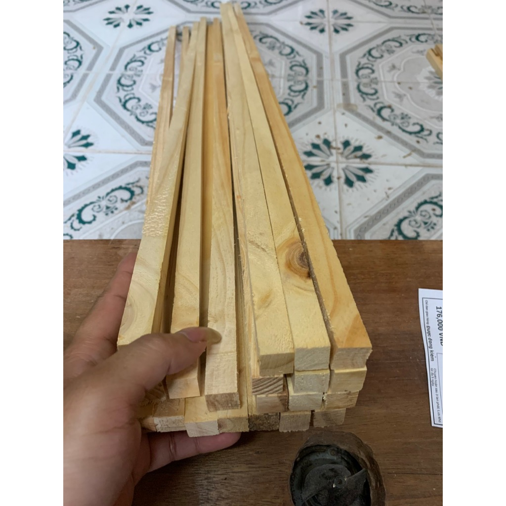 Pine wood bar 1cmx3cm long 10cm-50cm [TV1X3] + smooth planing on 4 ...