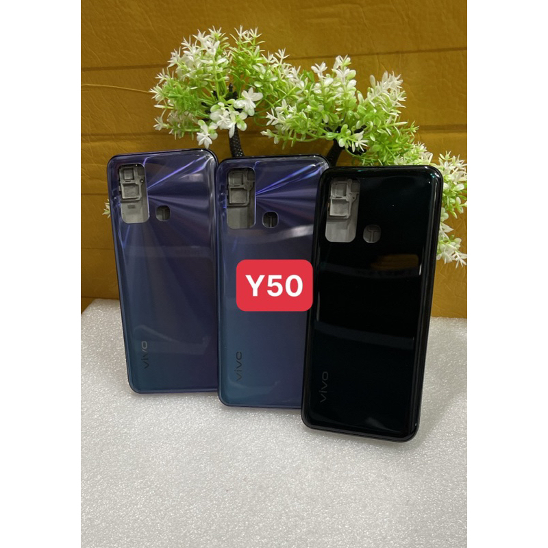 New full set Vivo Y50-2020 phone case with sim tray and standard rear ...