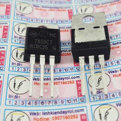 Mc7809ct 7809CT 7809 Genuine 9V 1A TO-220 voltage regulator IC | Shopee ...