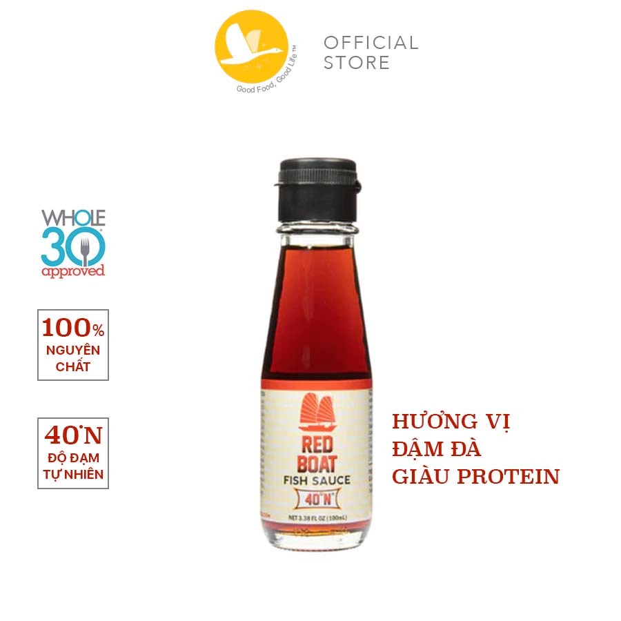 Red Boat: Pure Phu Quoc fish sauce 40N with natural protein - 100ml ...