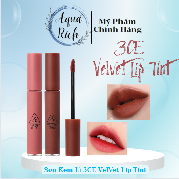 3ce Velvet Lip Tint Taupe- Bitter Hour- Walk N Talk- ChildLike ...
