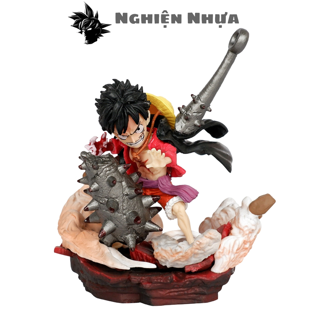 Onepiece Luffy Model chibi Cloak - 10cm high - 9cm wide - 140gram ...
