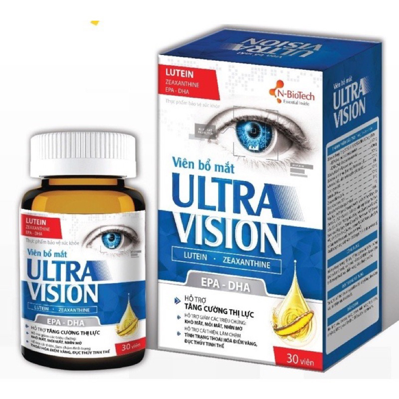 Ultra Vision eye supplements (30 tablets) improves Vision, nourishes ...