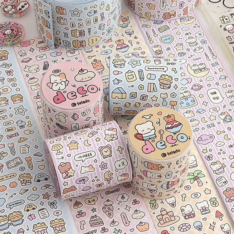 5 meter roll of Telado stickers with many stickers | Shopee Malaysia
