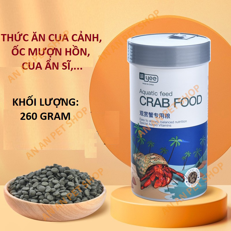 Food pellets for ornamental crabs, hermit crabs, genuine YEE hermit ...